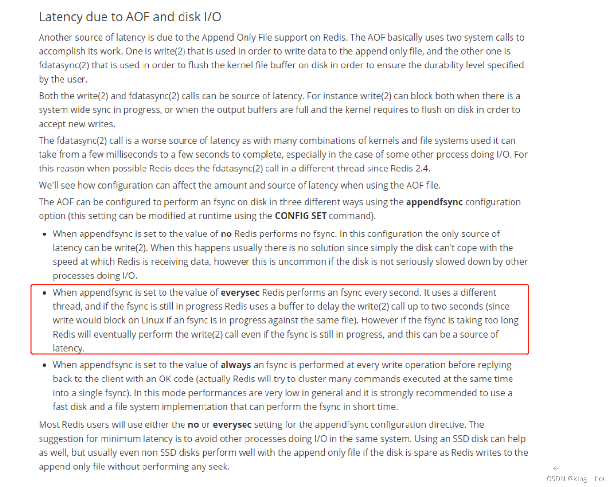 asynchronous aof fsync is taking too long (disk is busy?)-CSDN博客