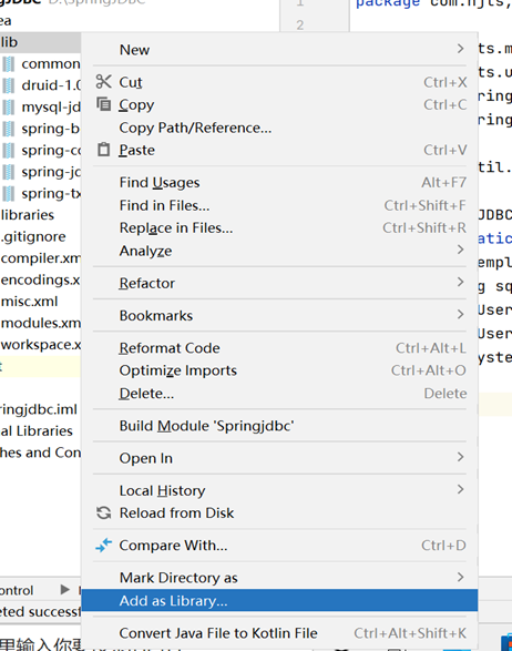 SpringJDBC的配置与使用详细步骤（连接数据库）_简述springjdbc的配置过程-CSDN博客