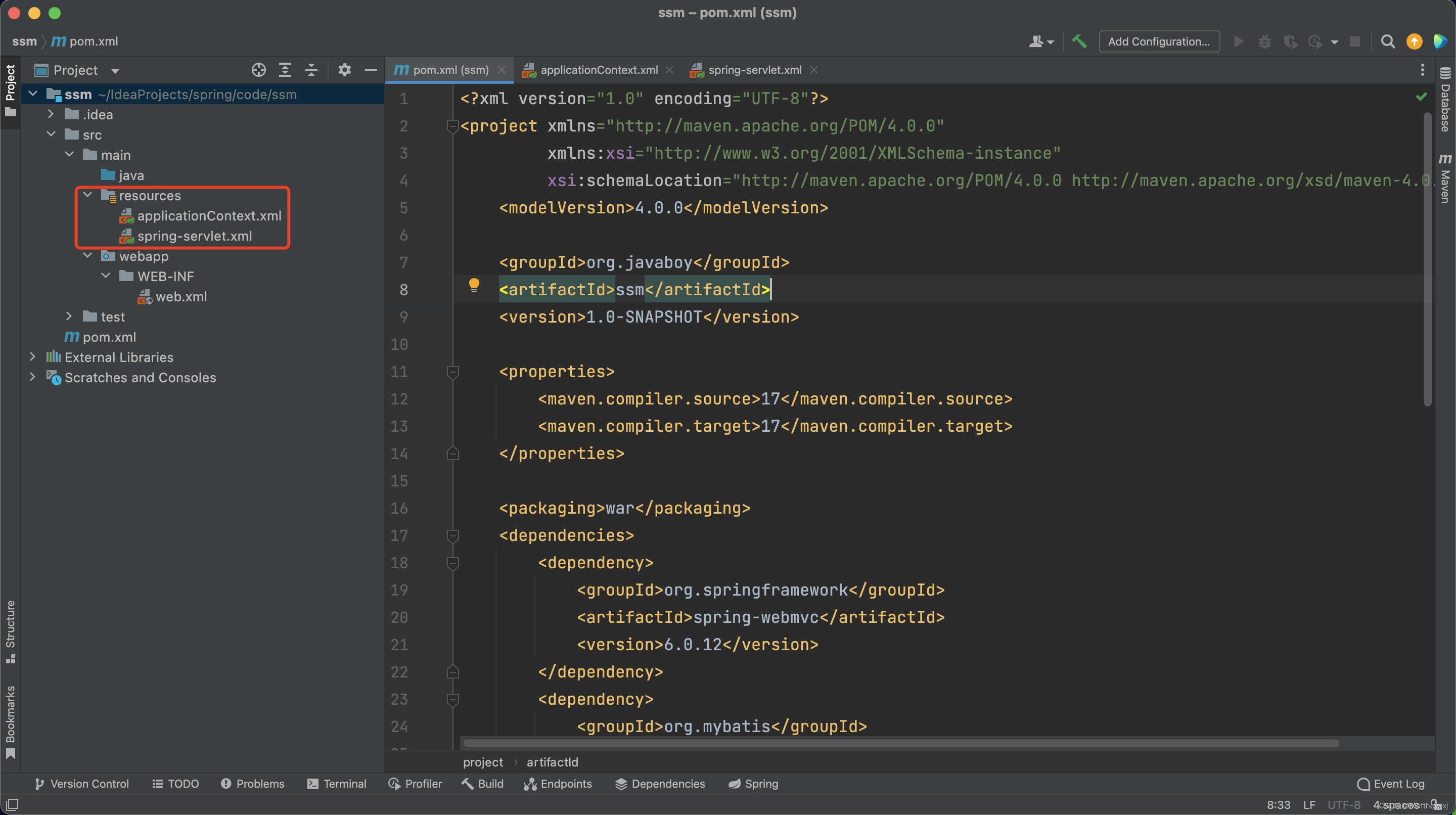 从0构建一个基于SSM框架的JAVA EE工程_java ee基于ssm框架项目-CSDN博客