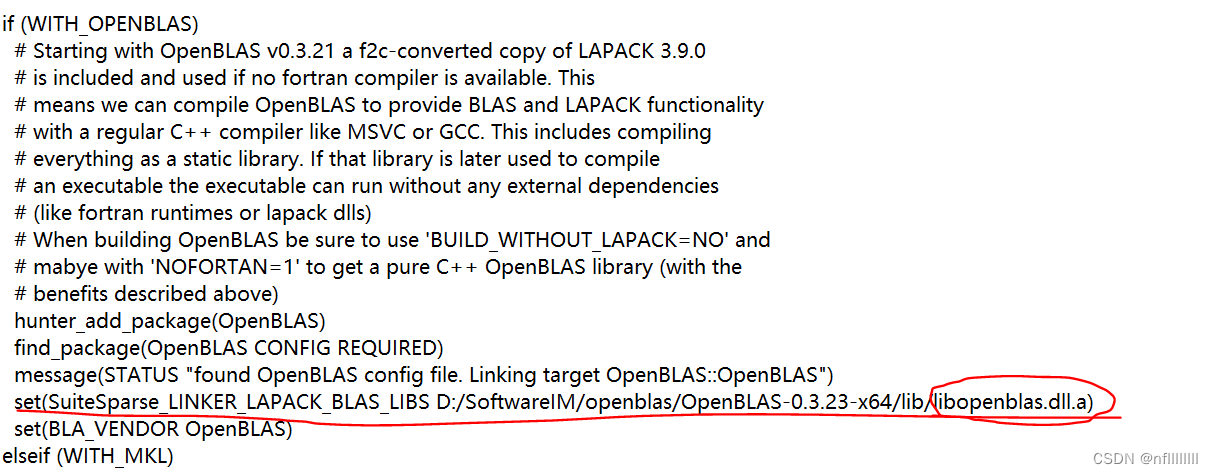 替换SuiteSparse中的blas库（windows+c语言）_blas库 windows-CSDN博客