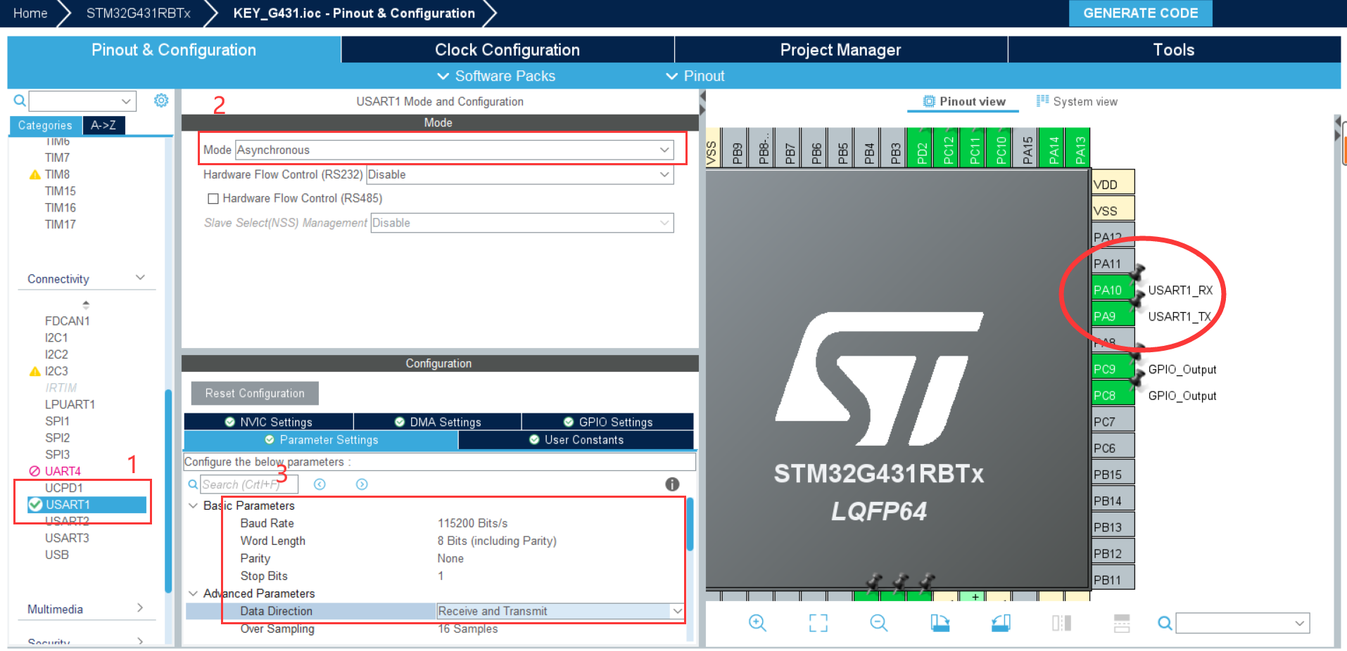 ③【蓝桥杯】STM32G4嵌入式竞赛实训平台（CT117E-M4）学习——串口-CSDN博客