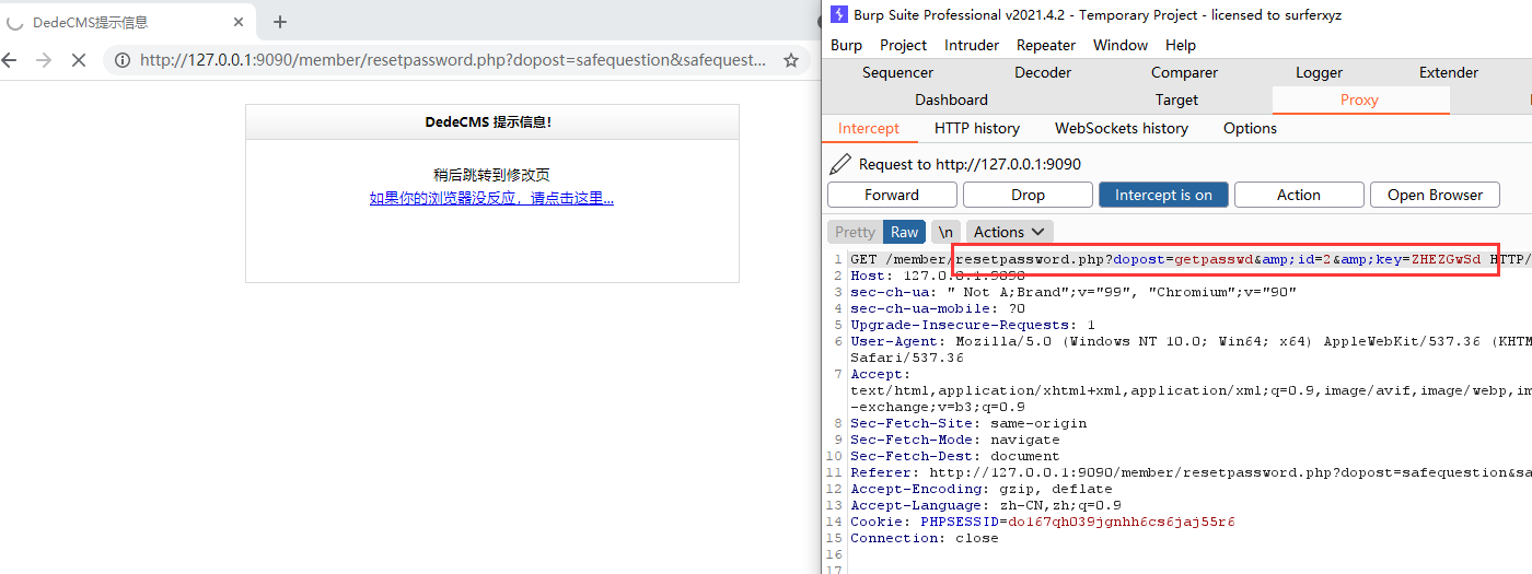 DeDeCMS v5.7 SP2 正式版 前台任意用户密码修改 漏洞复现(包括环境搭建)_dedecms 密码重置漏洞-CSDN博客