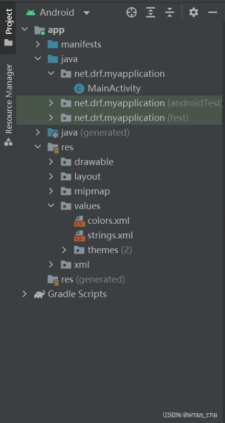 Android Studio-安卓应用目录结构03_android studioapp下面建文件夹目录不一样-CSDN博客