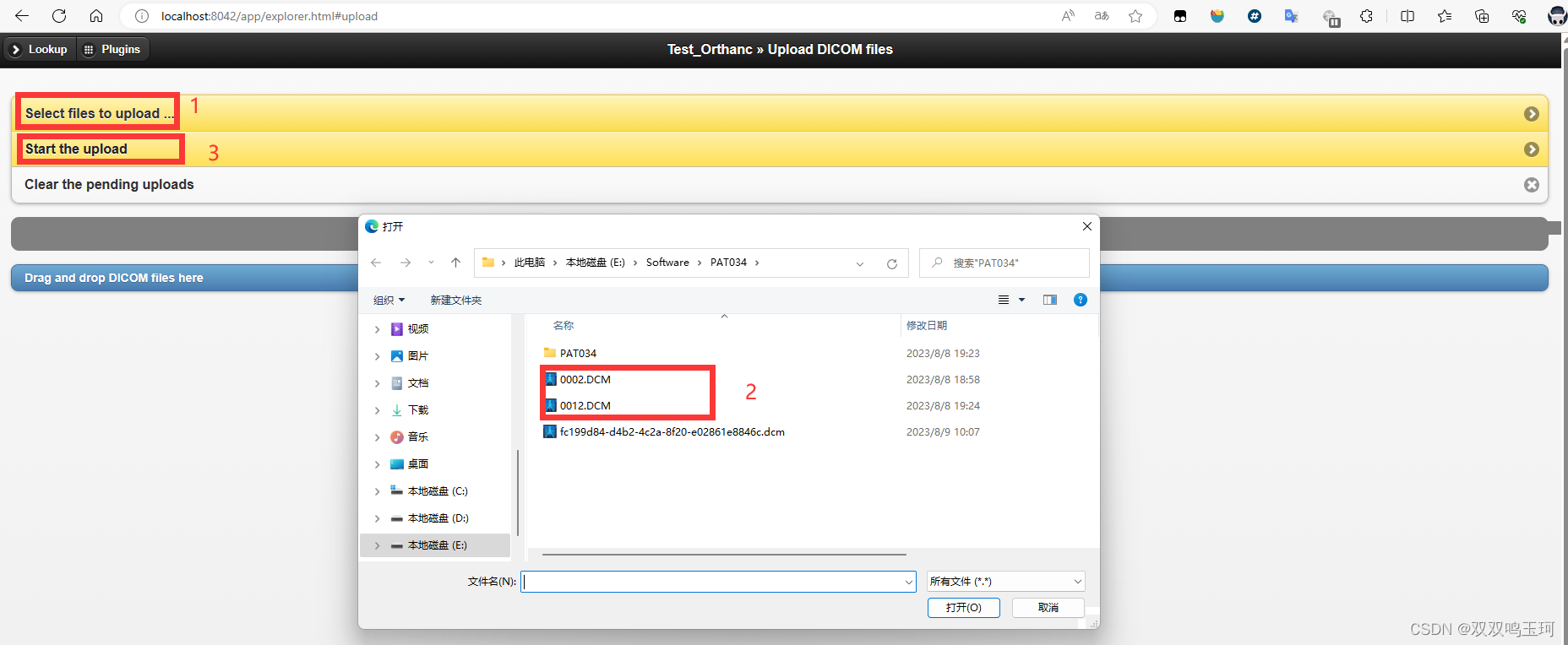 Python与dicom服务器orthanc进行通信pynetdicom Csdn博客