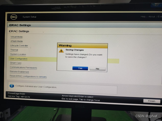 戴尔R420 iDRAC管理口密码BIOS中重置_dell r420管理口-CSDN博客