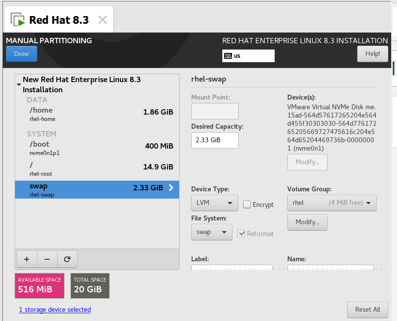 Redhat Linux 8.3 安装方法_redhat8.3安装教程-CSDN博客