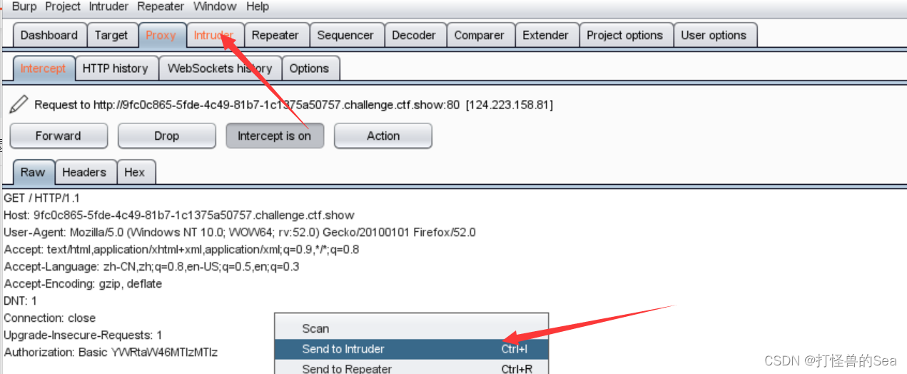 CTF-Web21（爆破）_抓包authorization-CSDN博客