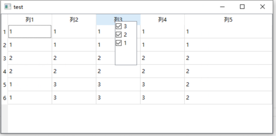 QTableWidget设置表头筛选（含鼠标点击事件过滤）_qtablewidget表头筛选-CSDN博客