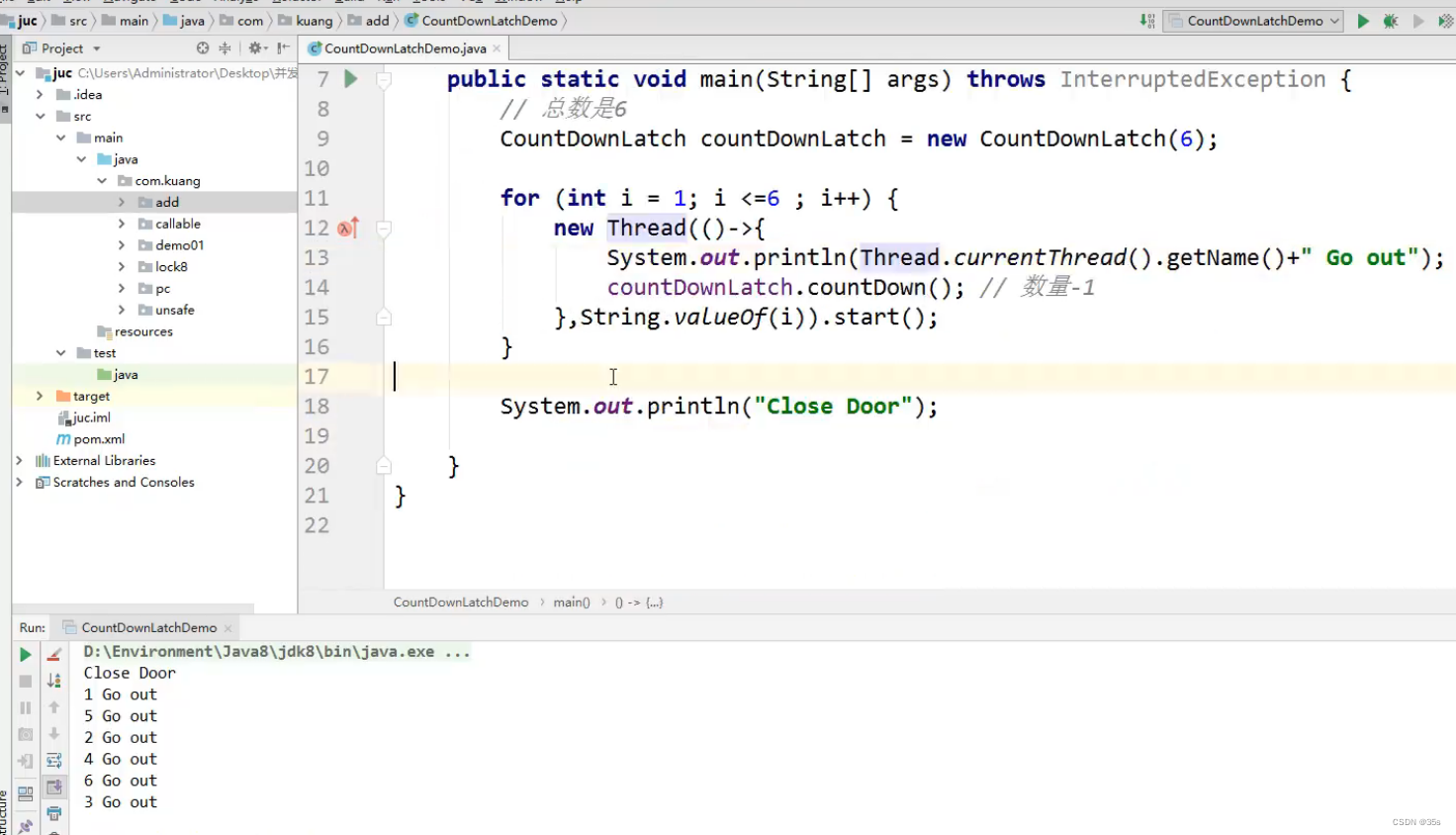 多线程-CountDownLatch、CyclicBarrier、Semaphore-CSDN博客