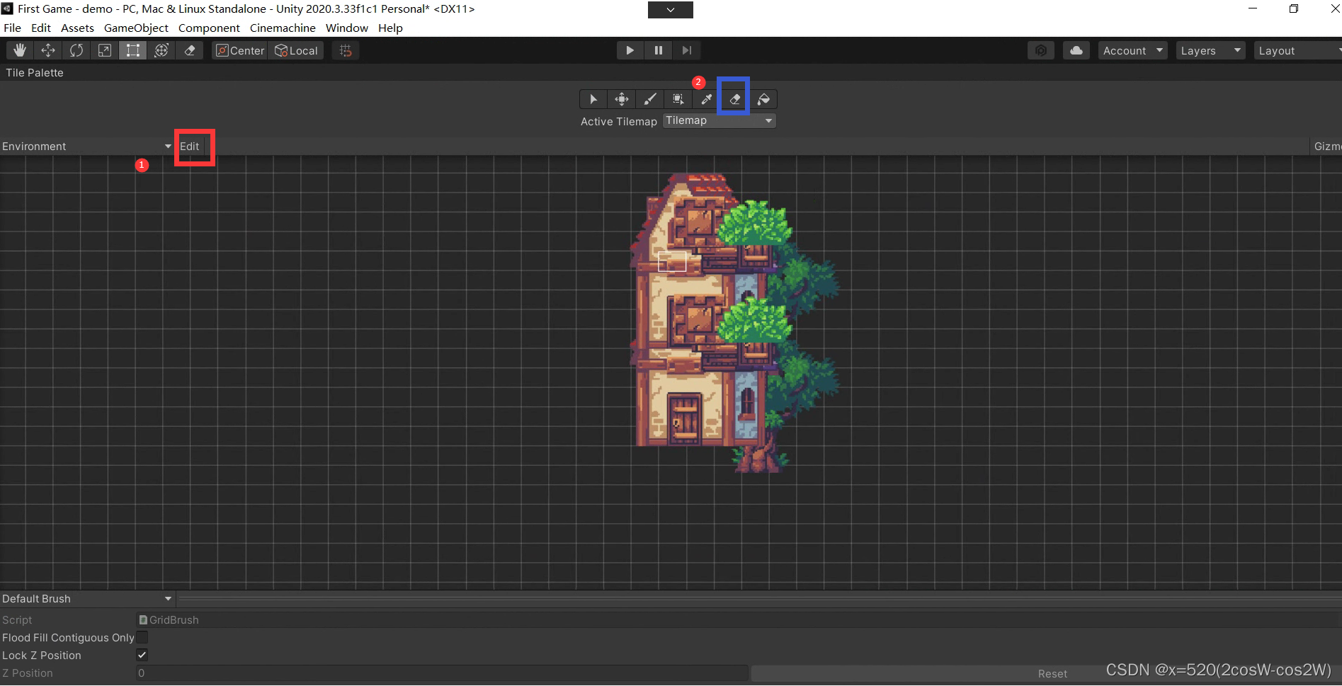 【unity】tilepalette不要的色块快速删除 Tile Palette怎么删除 Csdn博客