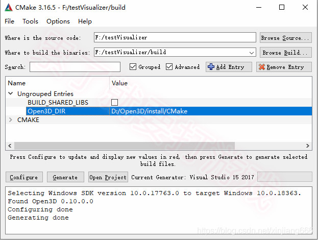 open3d-0.10.0 + visual studio 2019 + windows_open3d visualstudio-CSDN博客