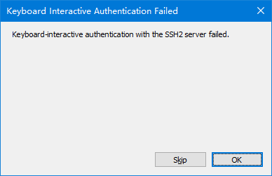 SSH远程连接Linux服务器，提示“Keyboard-interactive authentication with SSH2 server failed”的解决办法_keyboard ...