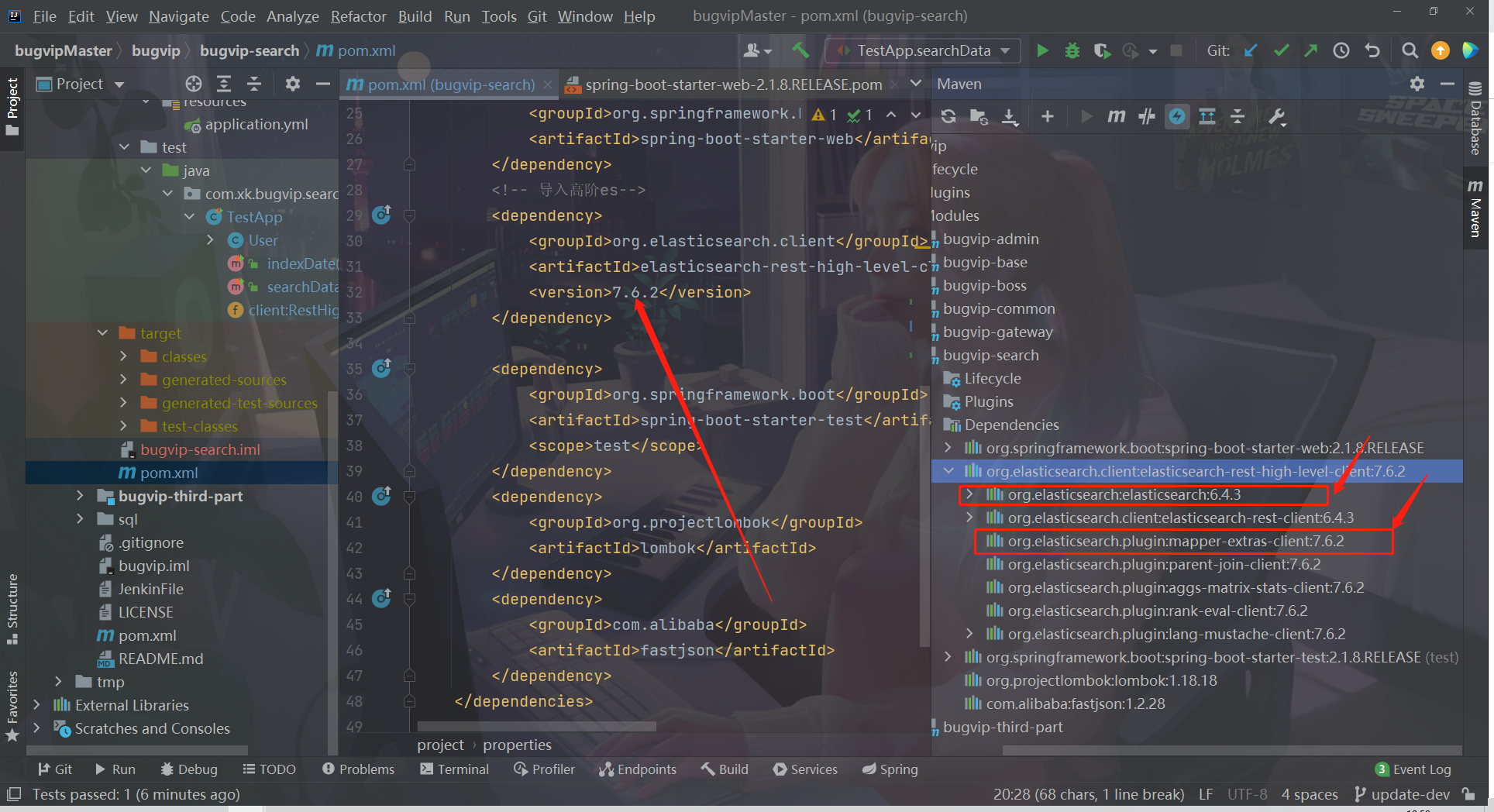 Spring boot 整合 elasticsearch-rest-high-level-client 踩坑记录_elasticsearch-rest-high-level-client 7. ...