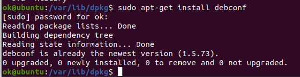 ubuntu解决无法获取debconf的版本的问题以及dpkg: error processing package *** (--configure)_因为软件包 debconf-2.0 没有 ...