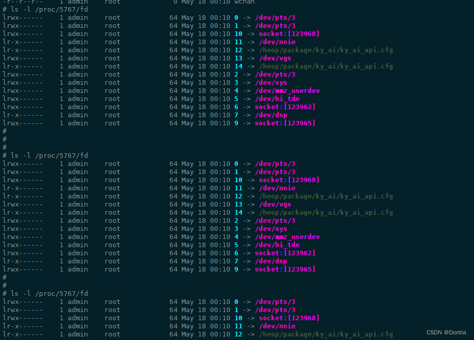 Linux如何查看某个进程的文件描述符（查看文件描述符、查看描述符）（文件描述符、socket描述符不断递增、不断增加问题排查）ls L Proc [pid] Fd Linux查看文件描述