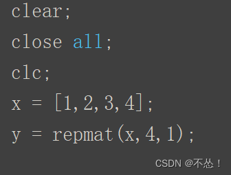matlab 对矩阵进行复制 || repmat_matlab复制矩阵-CSDN博客