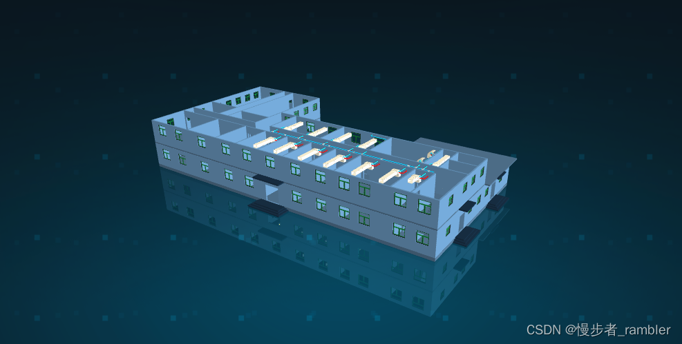 Threejs中使用reflector实现出倒影效果，并实现背景透明的效果（reflector镜面背景透明， 倒影弱化）threejs Csdn专栏