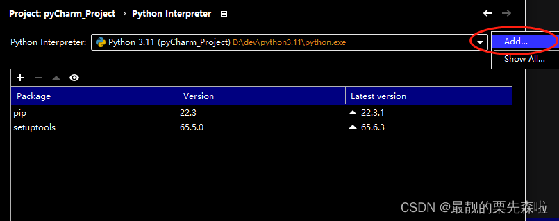 Pycharm2022.1配置Python3.11_pycharm不支持python3.11-CSDN博客