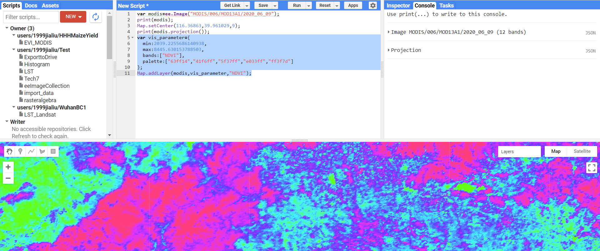 Google Earth Engine谷歌地球引擎GEE地理坐标系与投影坐标系变换与重投影-CSDN博客