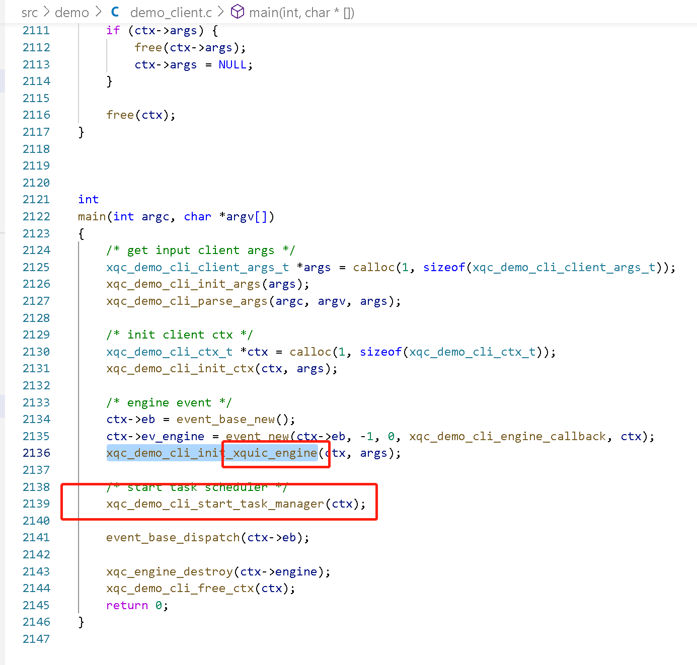 【xquic】基于libevent的客户端 测试程序 demo/demo_client.c_test-client-com-CSDN博客