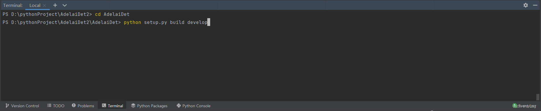 安装detectron2，AdelaiDet并在PyCharm中运行成功demo完整教程_detectron2安装pycharm-CSDN博客