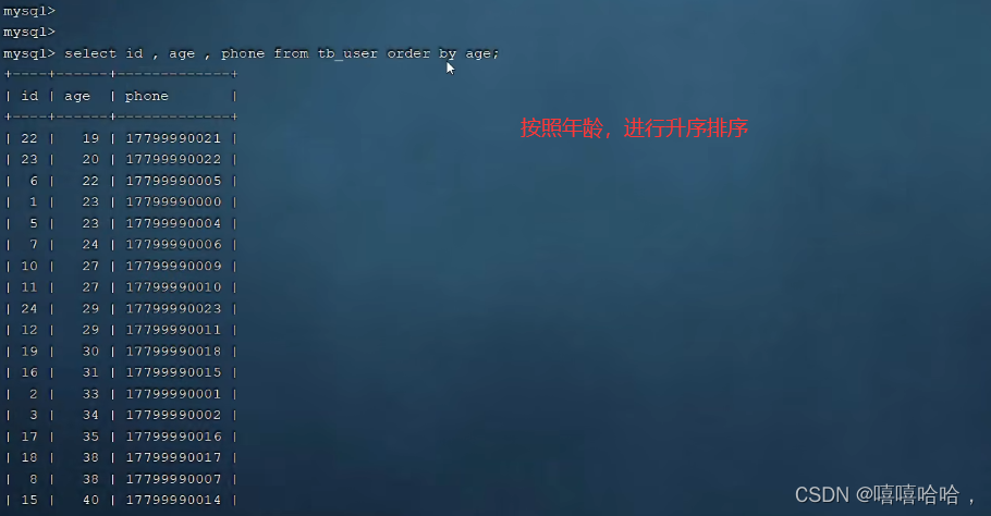 91 34 进阶 Sql优化 Order By优化 Csdn博客 