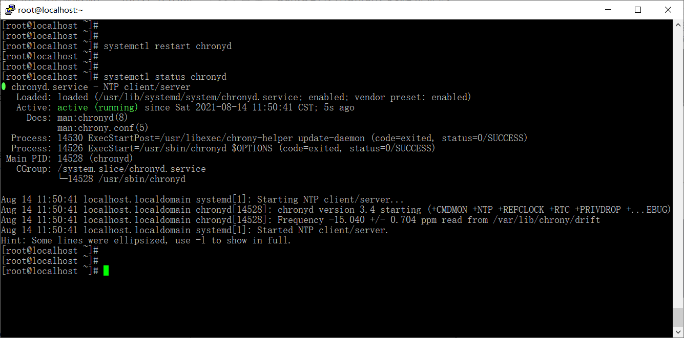 CentOS7使用Chrony实现时间同步_chronyc -a makestep-CSDN博客