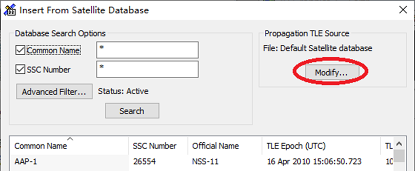 STK9中根据TLE数据插入卫星对象_stk中tle文件无法导入-CSDN博客