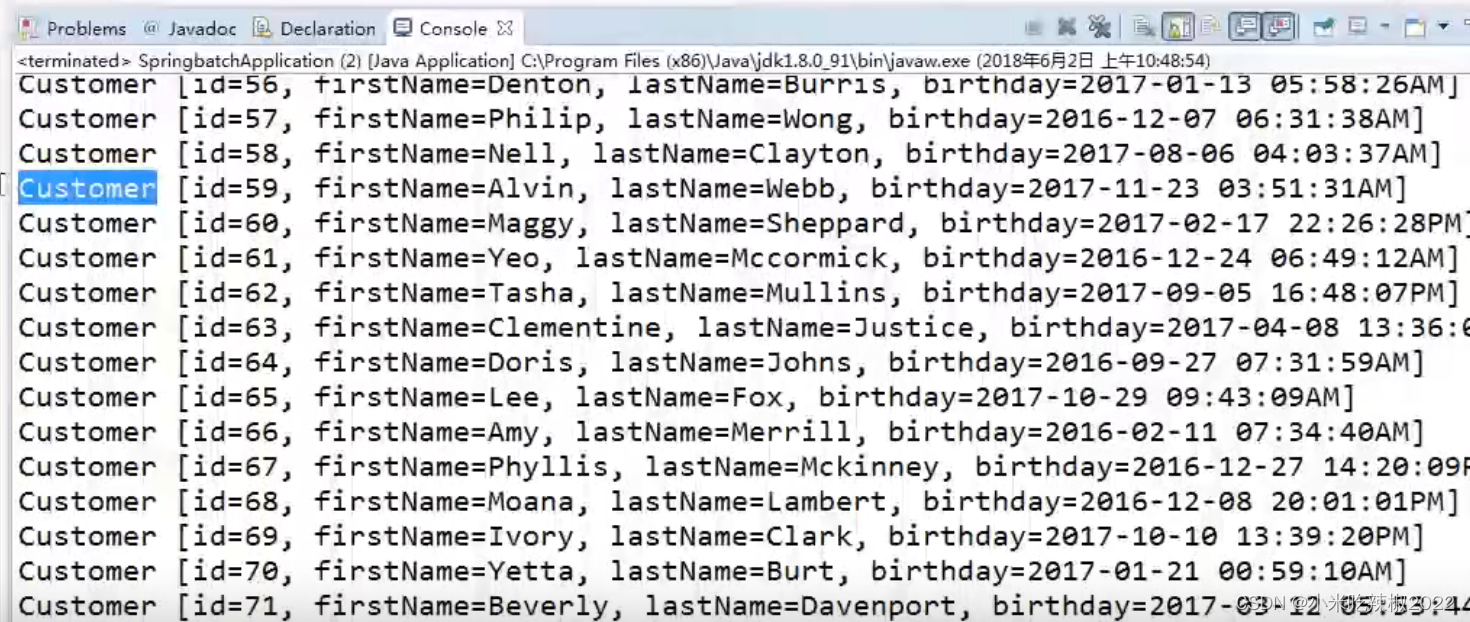 《spring Batch》实战之实现数据批处理spring Batch批量数据库操作 Csdn博客