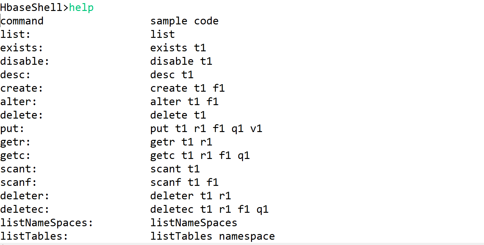 基于JAVA API编程接口的HBase Shell交互式命令行终端模拟程序（简要实现）_开发一个模拟hbase shell 命令行终端的应用程序-CSDN博客
