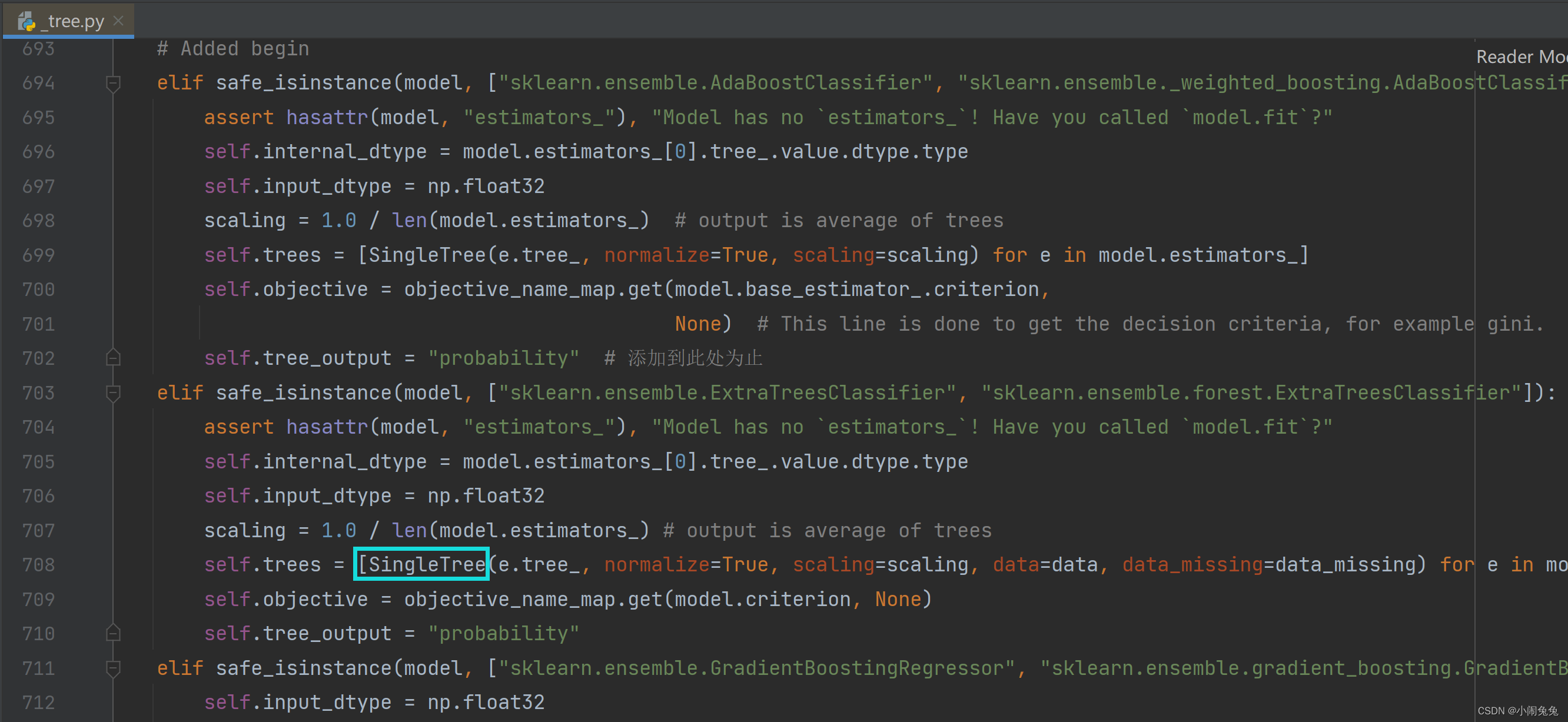 解决SHAP不支持Adaboost的问题_model type not yet supported by treeexplainer-CSDN博客