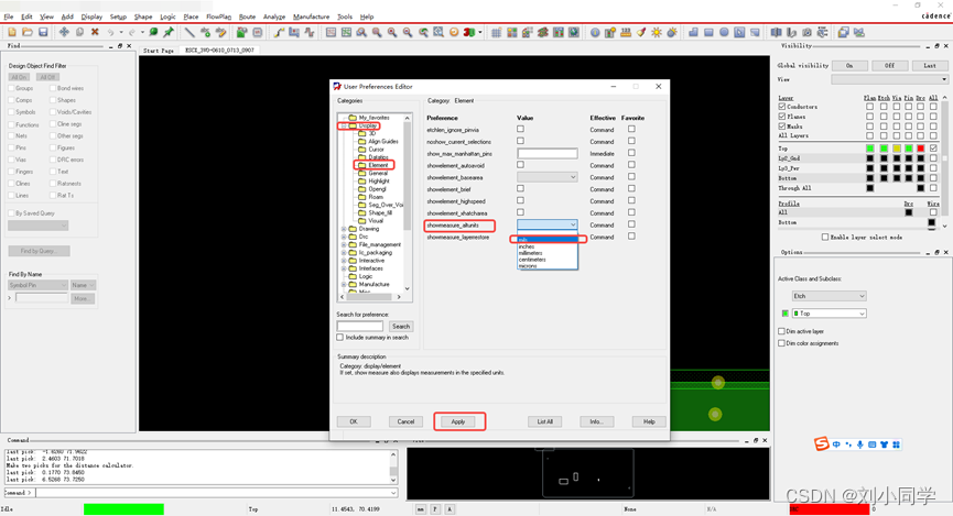 Cadence Allegro PCB设计88问解析(十二) 之 Allegro中两种单位显示设置_allegro测量显示两种单位-CSDN博客