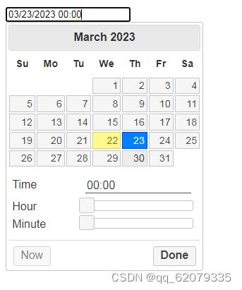 jq实现时间选择器与input结合_jquery input时间选择器-CSDN博客
