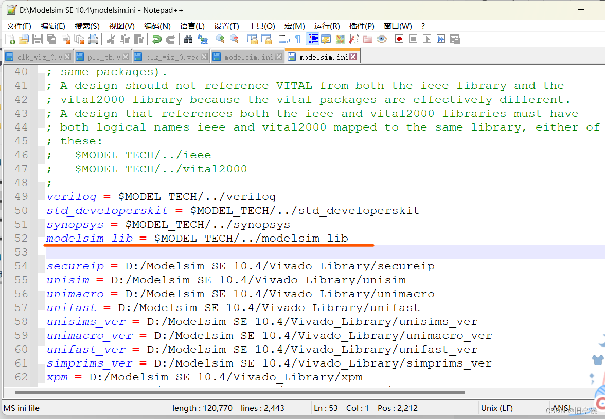 Modelsim配置与库编译(ip核仿真)modelsim软件编译库 Csdn博客