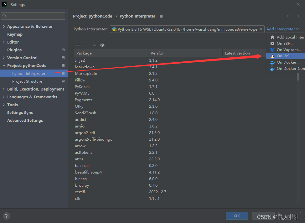 WSL+Pycharm Professional 解决windows环境配置问题_pycharm wsl-CSDN博客