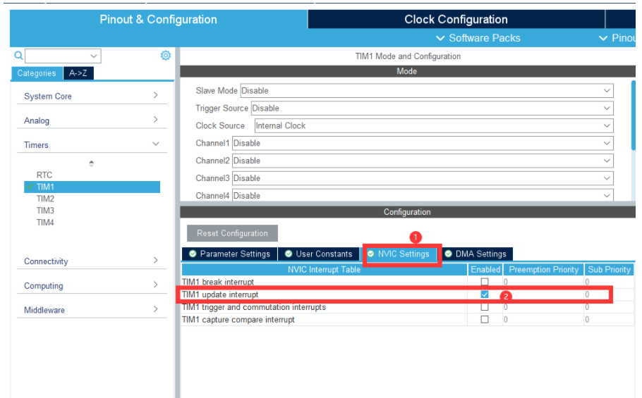cubemx配置stm32(四)__STM32定时器中断TIMER_trigger event selection_D之光的博客-CSDN博客