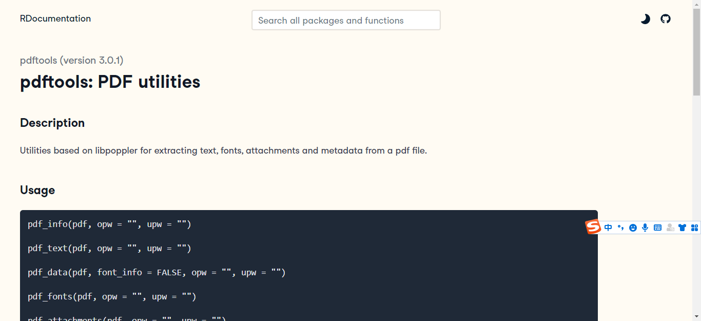 R语言使用pdftools包的pdf_text函数将指定pdf文件的特定页转化为图片、并使用图像保存函数将图像保存为png、jpeg、webp格式（Save bitmap image）_pdf ...