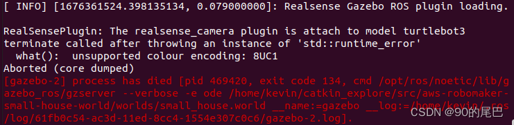 Gazebo仿真记录 Turtlebot3 + D435i_gazebo添加d435深度相机-CSDN博客