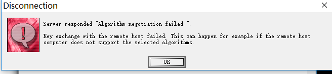 【Linux】使用 ssh 远程连接Ubuntu 报错“server responded “algorithm negotiation failed”_bad ssh2 ...