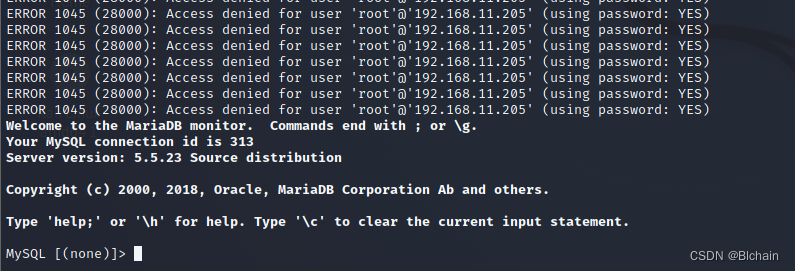 Vulhub Mysql身份认证绕过漏洞(cve 2012 2122)vulhub Mysql身份认证绕过漏洞 Csdn博客
