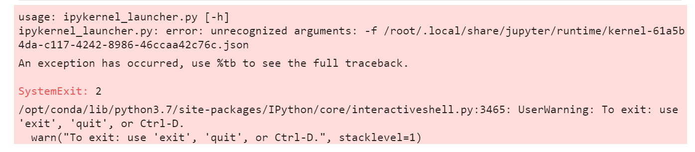 SystemExit:2_发生异常: systemexit 2-CSDN博客