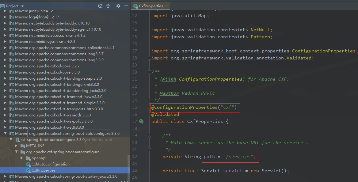 pring boot 整合cxf 发布webservice服务，默认services路径配置_springboot集成cxf默认根路径-CSDN博客