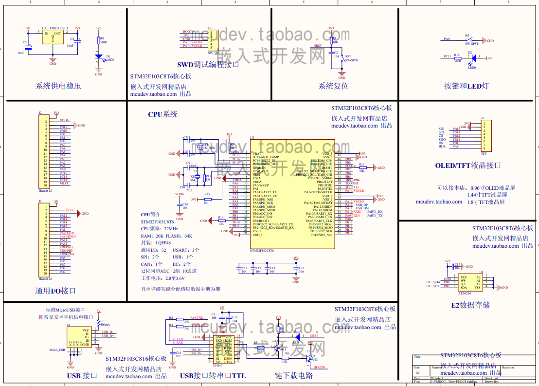 【嵌入式21】Altium Designer绘制stm32最小系统原理图及stm32+SD卡绘制_stm32原理图ad文件-CSDN博客