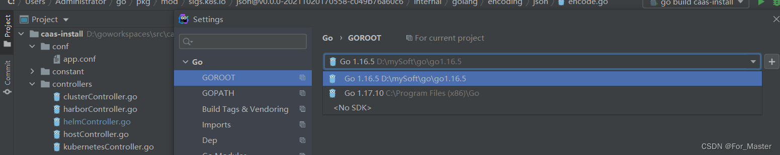 分享一个goland使用多版本go sdk的方法_goland切换go版本-CSDN博客