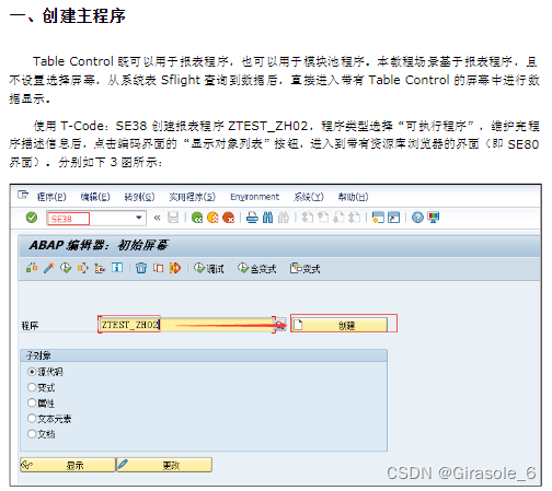 SAP 表控制自建dialog 创建屏幕_sap dialog定位光标显示的行-CSDN博客