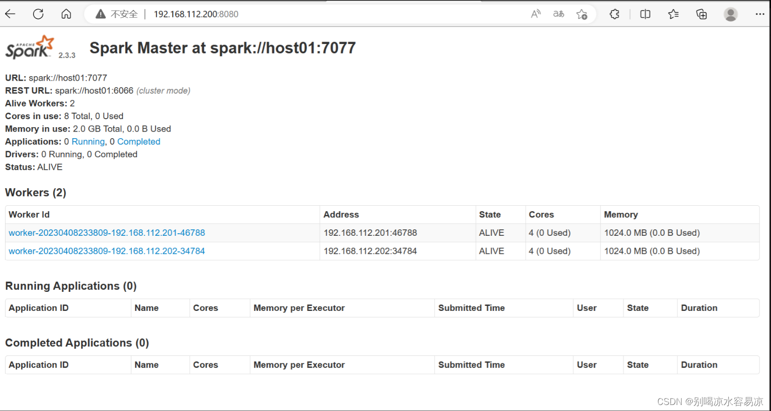 spark部署——Standalone模式_spark standalone部署-CSDN博客