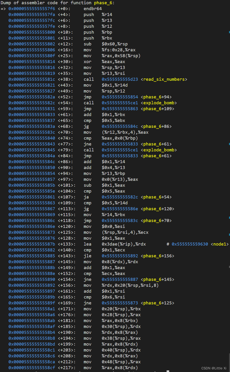 【LittleXi】binary bomb(二进制炸弹)_binarybomb实验解法-CSDN博客