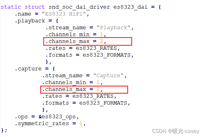 rk平台audio调试：es8323声卡录音，放音失败_unable to open pcm device (cannot set hw params: i-CSDN博客