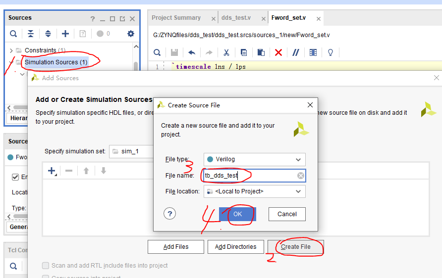 ZYNQ FPGA实验——DDS IP数字波形合成_zynq dds-CSDN博客