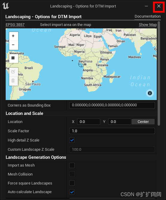 UE5使用插件Landscaping和LandscapingMapbox获得真实地形及贴图（可在地形里二次编辑）_unreal engine ...